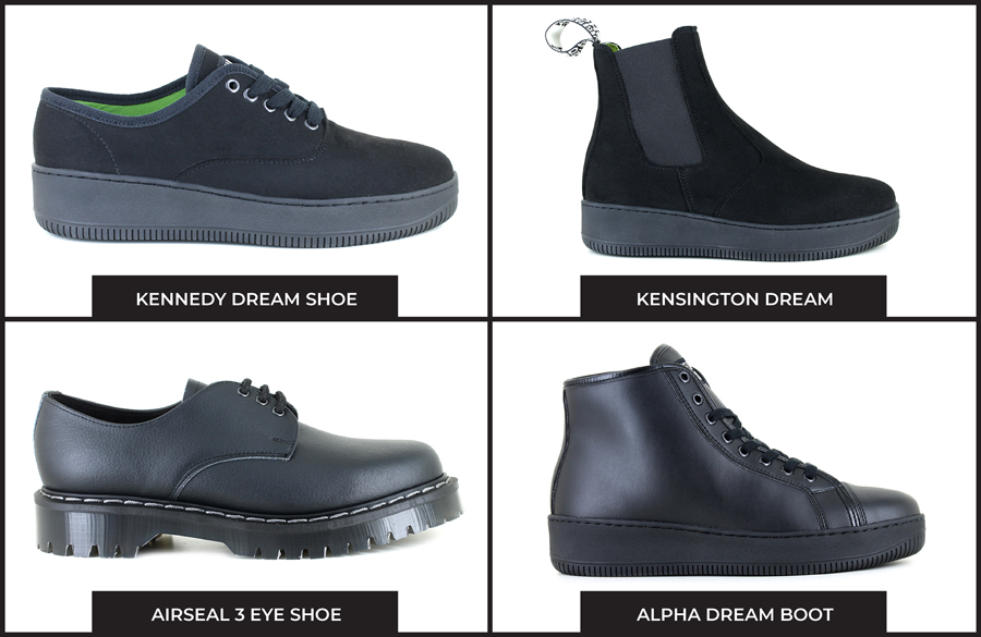 VEGAN FOOTWEAR by Vegetarian Shoes. Made in UK and Europe